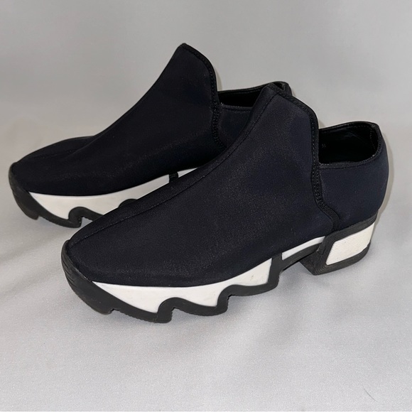 Iri | Shoes | Iri Nyc Black Wes Low Top Neoprene Wavy Sneaker Platform ...